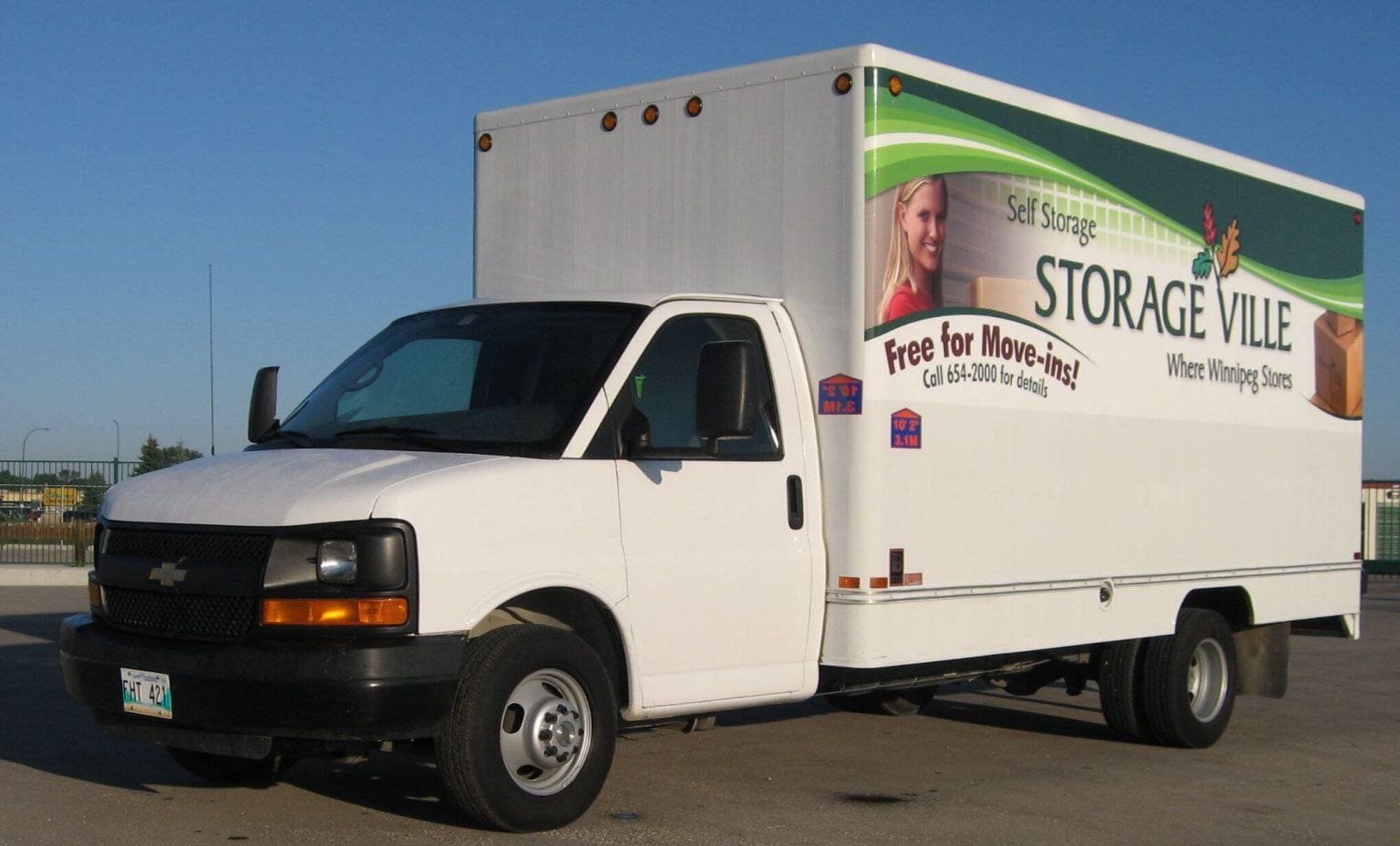 Free Cube Van Rental for Winnipeg Storage Units - StorageVille